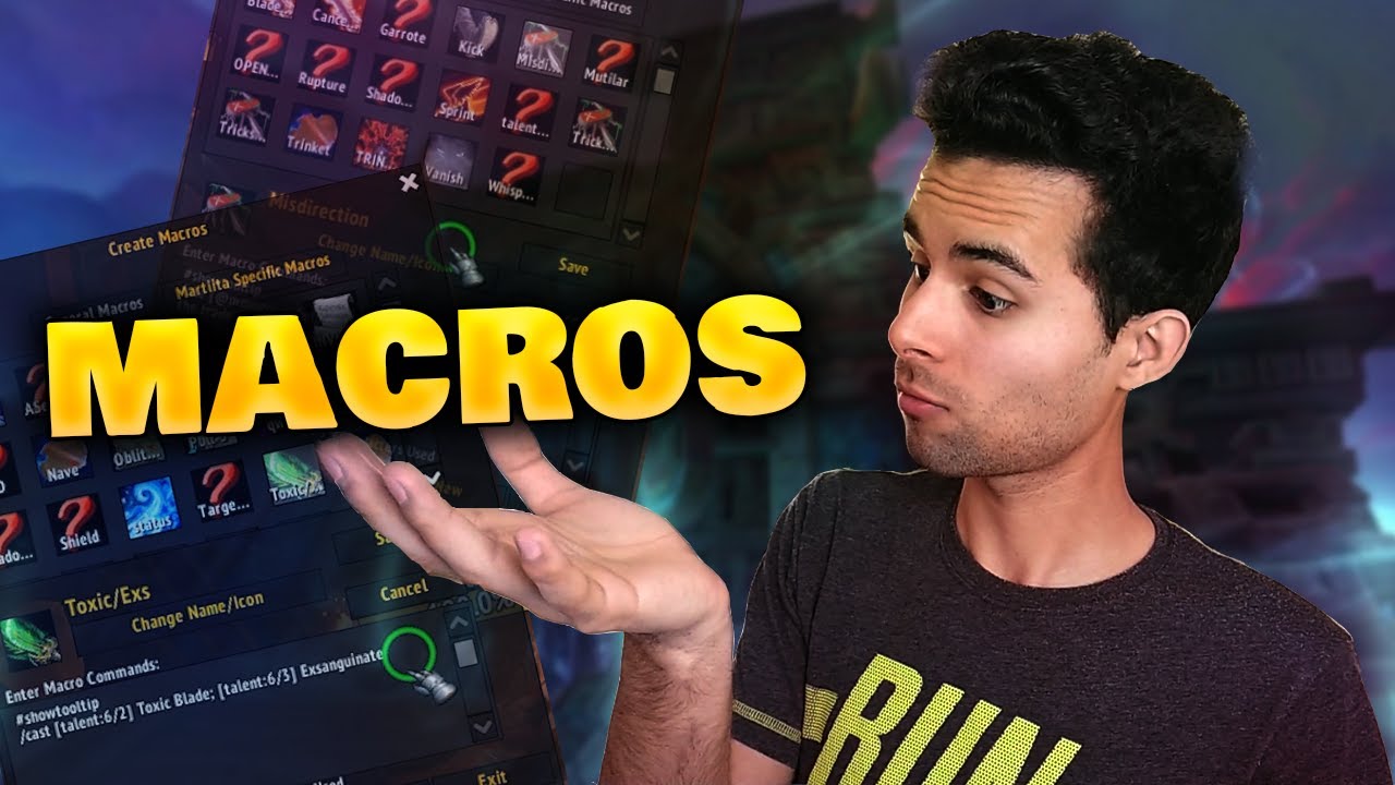 Las Mejores Macros Para El Picaro Guia Basica Y Avanzada Youtube