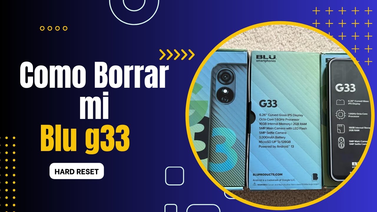 Como Formatear Mi Blu G33 Youtube