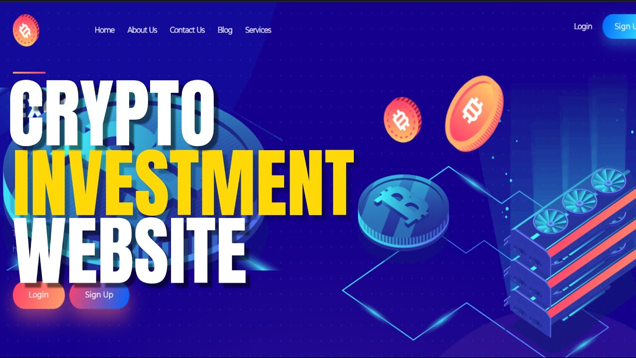 How To Create A Crypto Investment Website Without Coding Youtube
