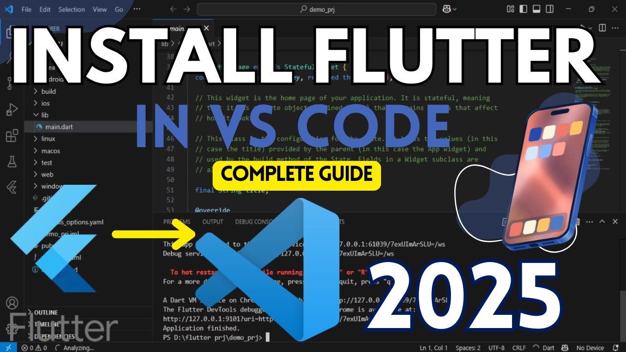 How To Install Flutter On Visual Studio Code 2025 Setup Flutter In