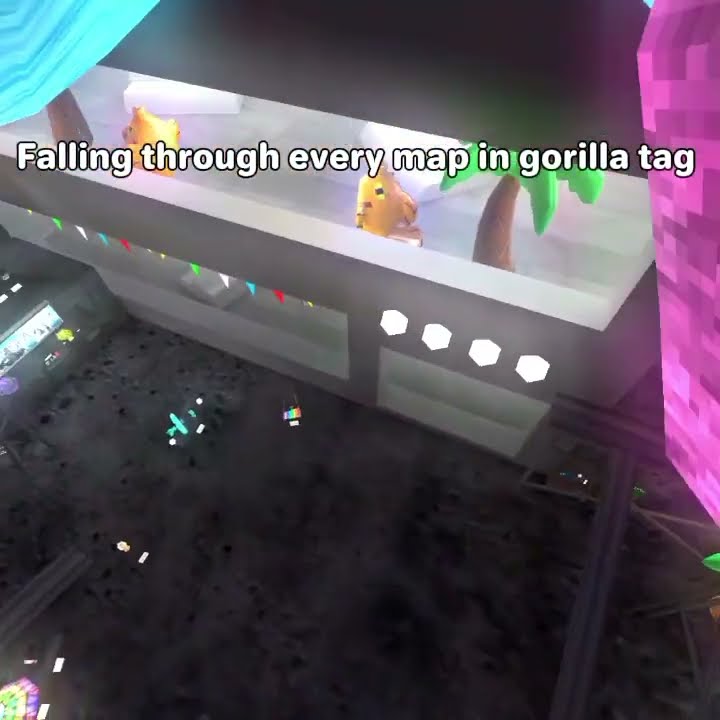 Falling Through Every Map In Gorilla Tag Gorillatagfun Youtube