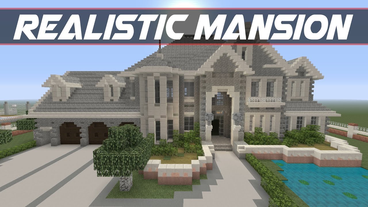 Minecraft Realistic Mansion Tour Youtube