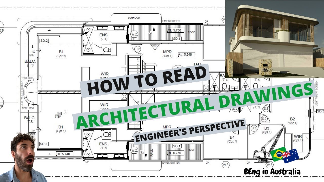 How To Read Architectural Drawings An Engineer Perspective Youtube