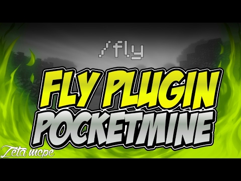 Minecraftpe Fly Plugin Pocketmine Youtube