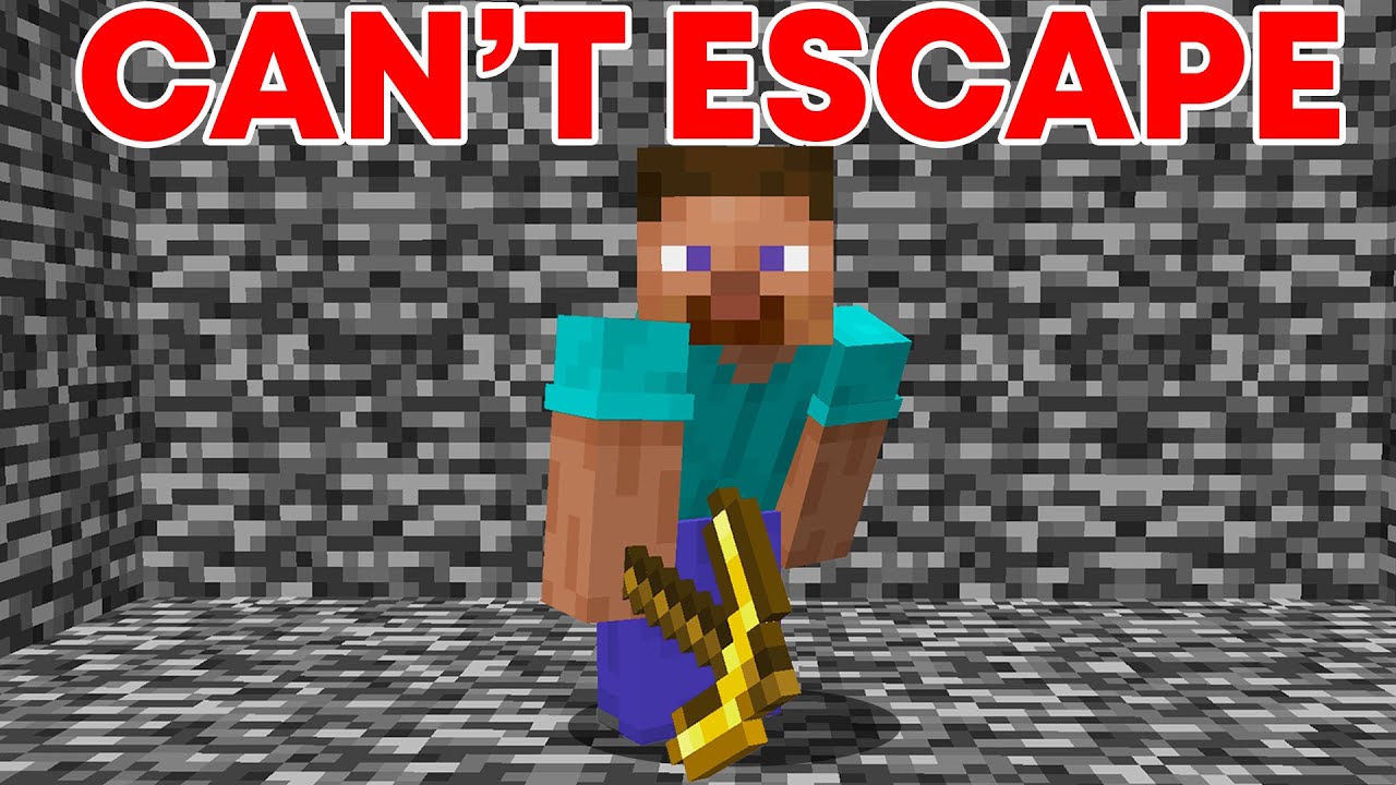 I Escaped Minecraft S Inescapable Prison Youtube