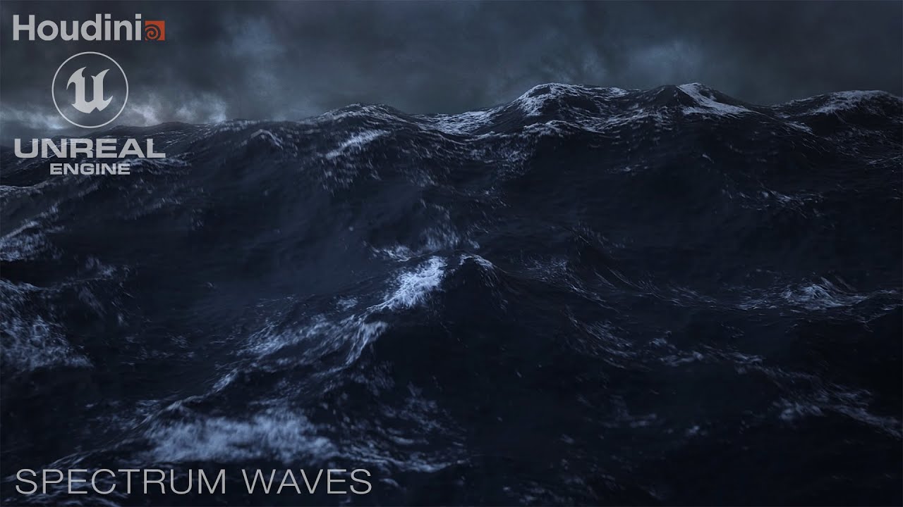 Spectrum Waves In Unreal Ocean Waves Simulation Youtube