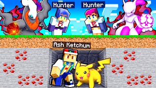 Ash Ketchum Pixelmon Manhunt In Minecraft Speedrunner Vs Hunters Arpus ...