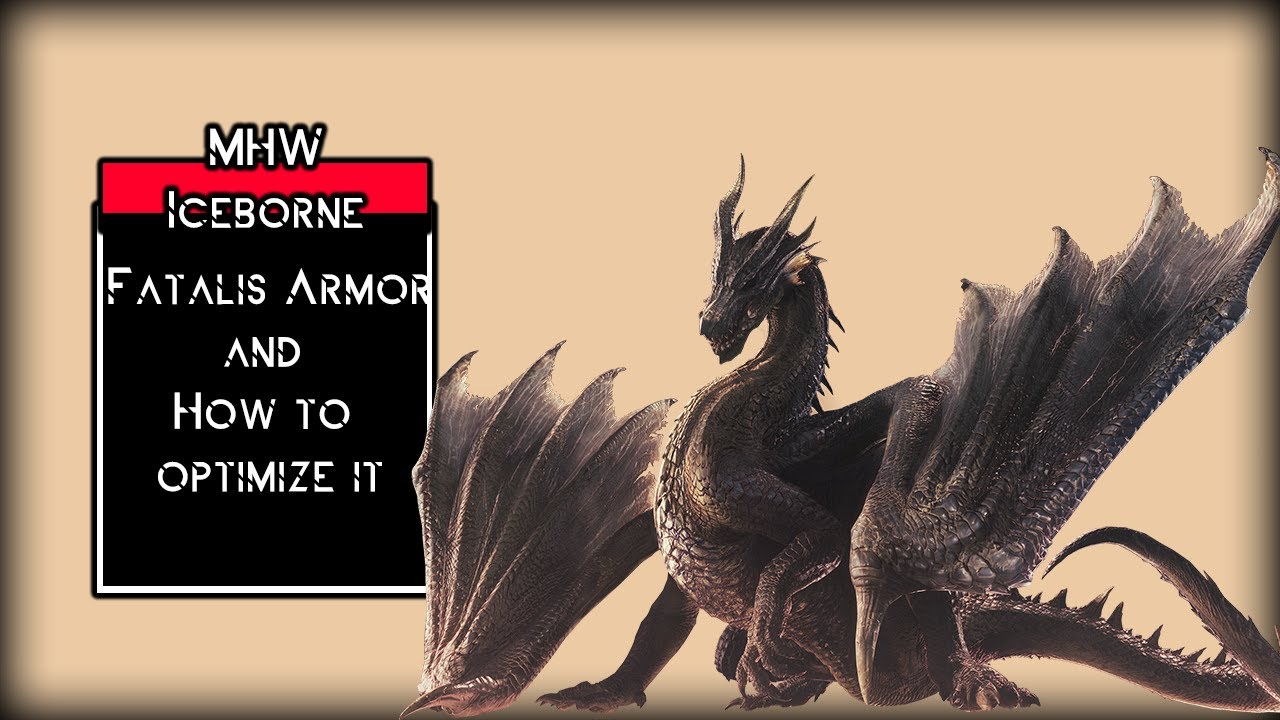 Fatalis Armor Set Set Optimization Monster Hunter World Iceborne