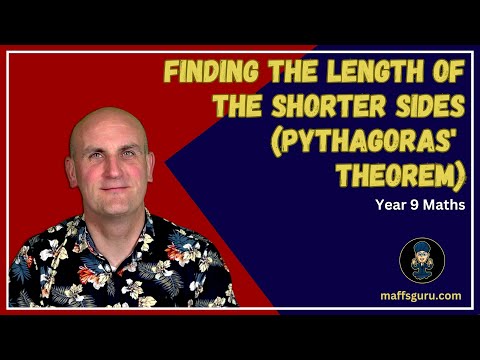 Finding The Length Of The Shorter Sides Pythagoras Theorem