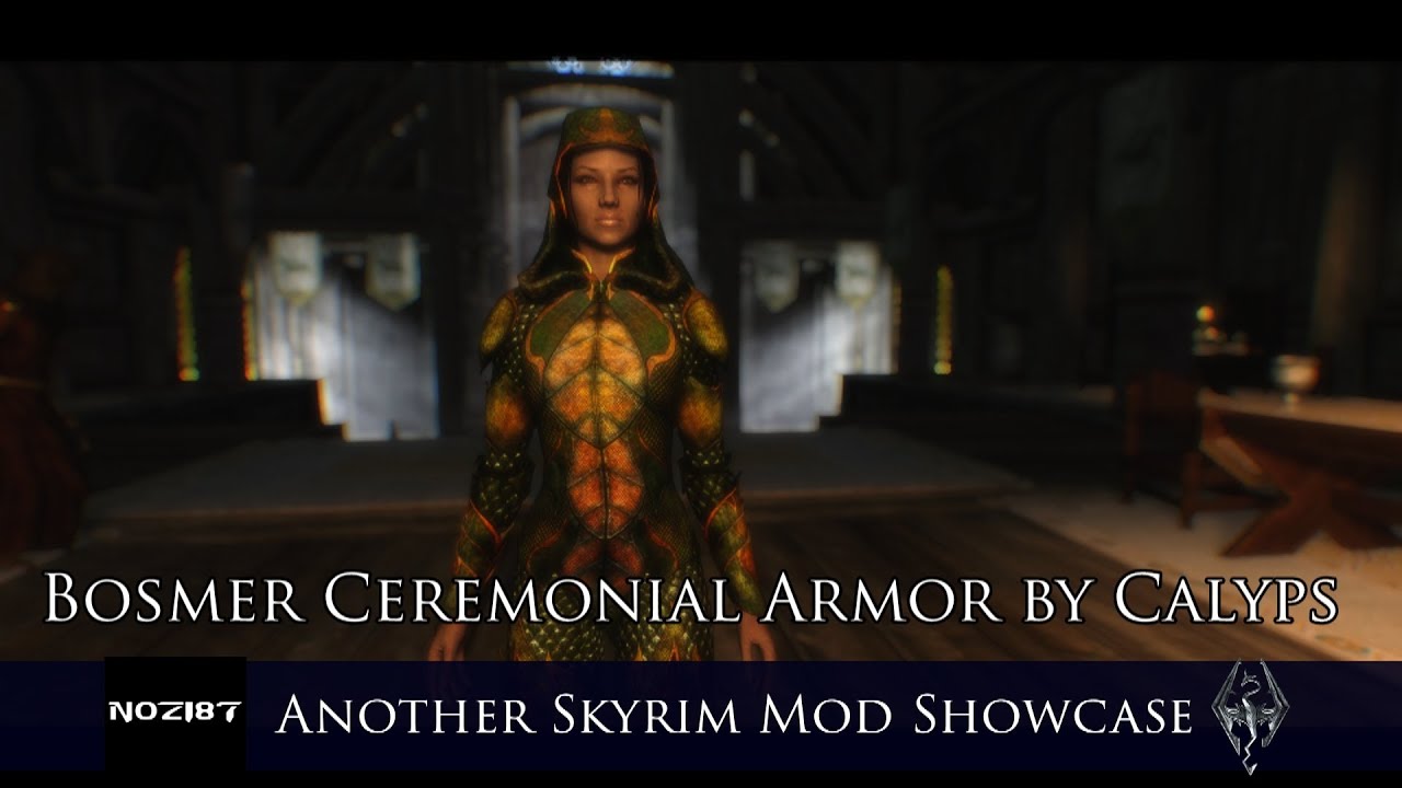 Bosmer Ceremonial Armor By Calyps Youtube