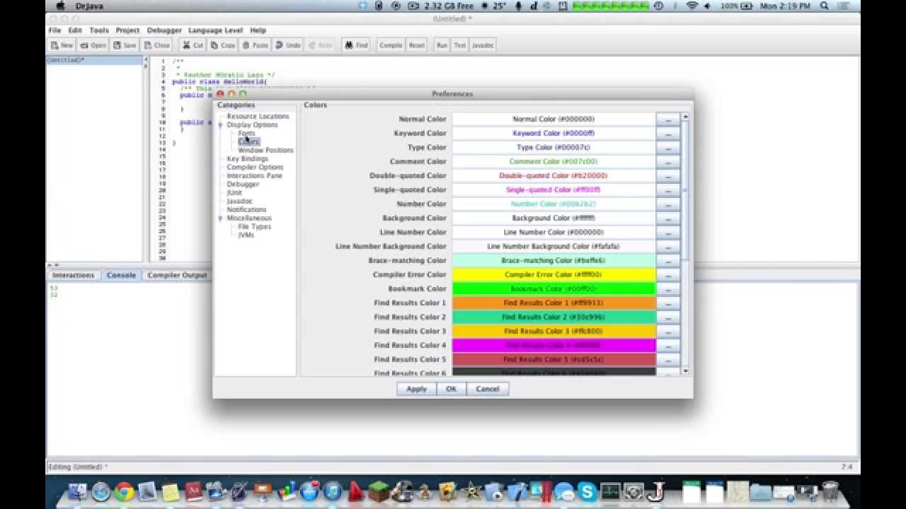 Dr Java Programming Ide Overview Mac Youtube