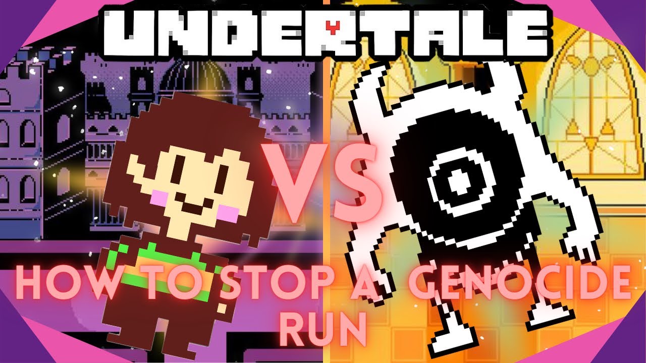 How To Stop A Genocide Run In Undertale As A Monster Youtube