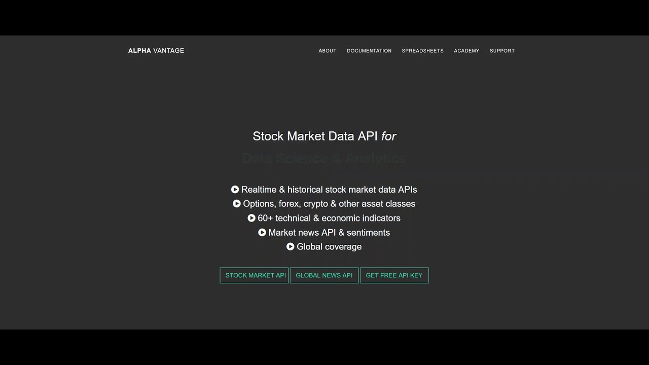 Alphavantage Install Youtube