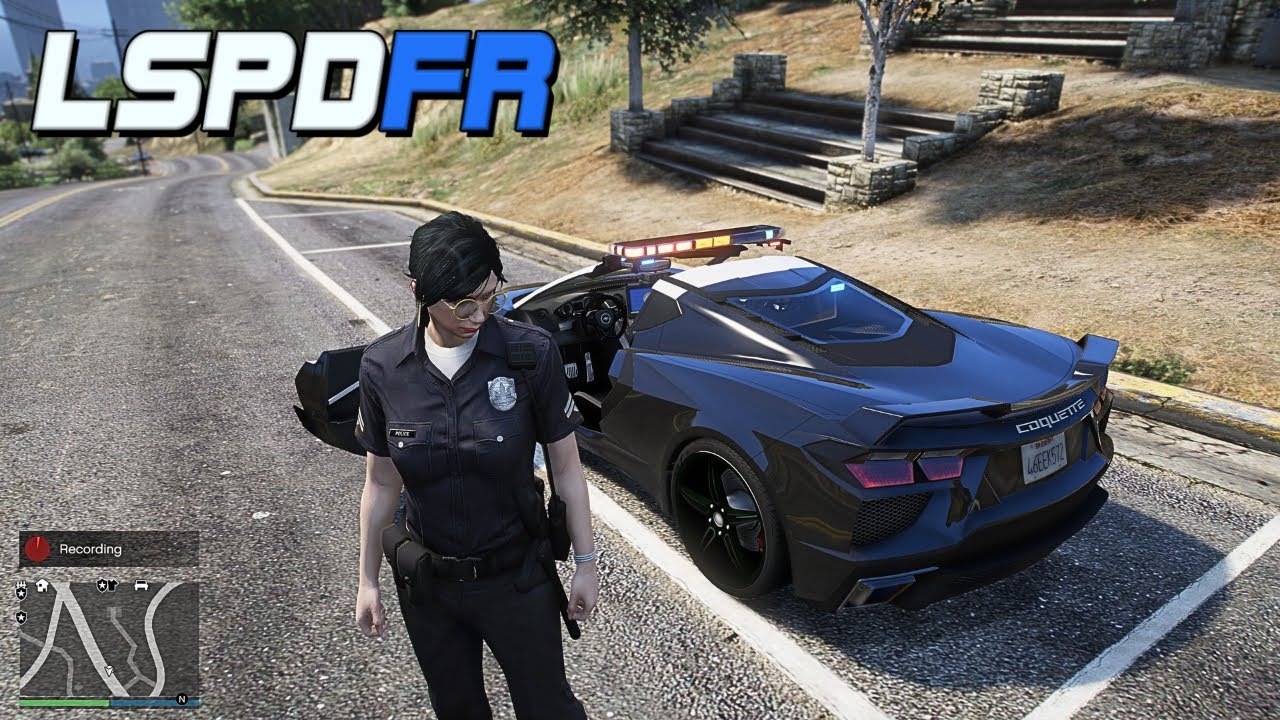Gta 5 Lspdfr Mod Female Cop Patrolling In Los Santos No Commentary