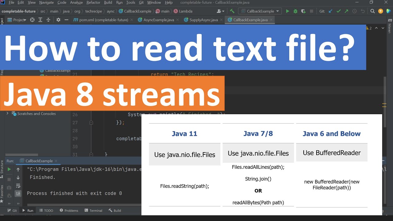 How To Read A Text File In Java With Streams Youtube