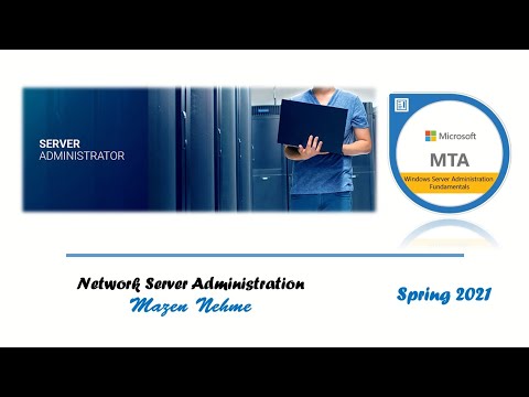 Windows Server Administration Introduction Lecture Youtube