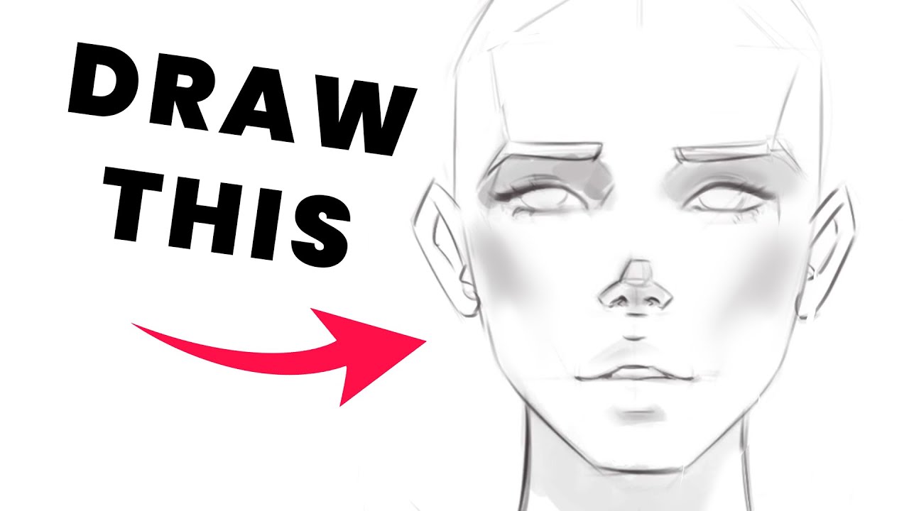 How I Draw Faces Step By Step For Beginners Youtube