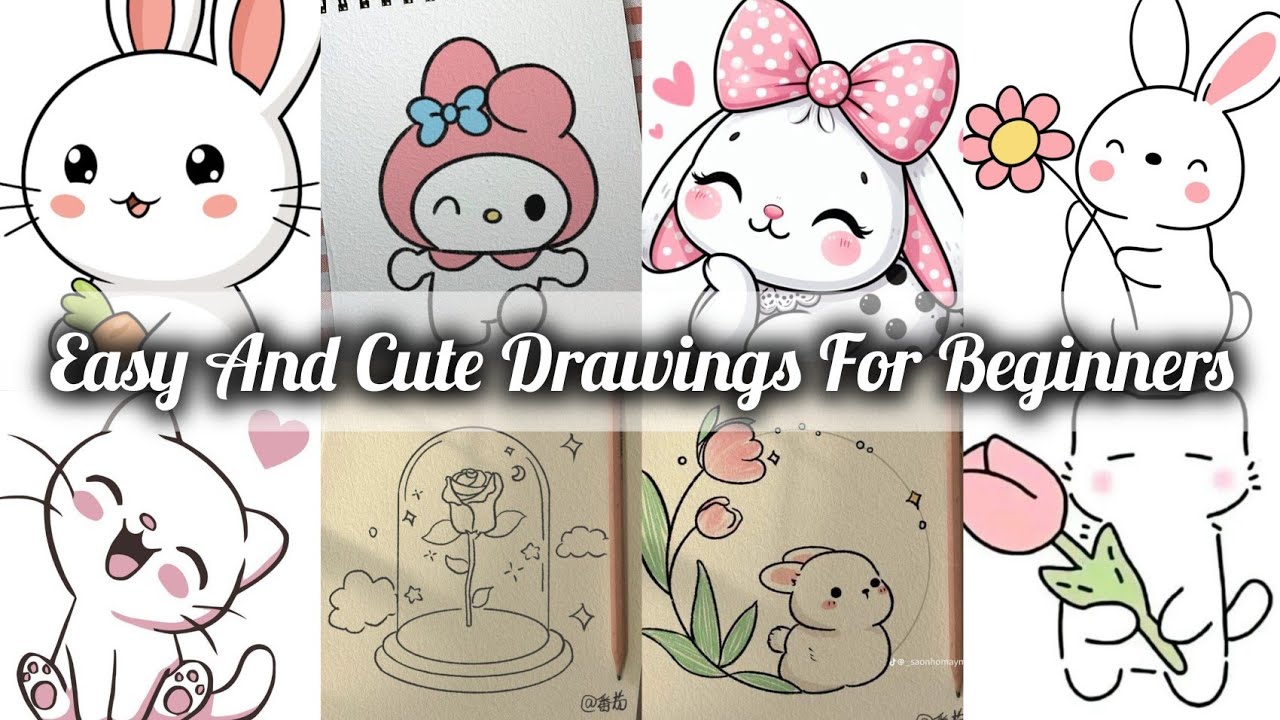 Easy And Cute Drawings For Beginners Easy Drawings Cute Drawings Laibasjourney Youtube