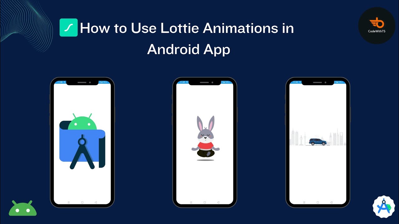 Add Lottie Animation In Android App Lottie Animation Android Studio