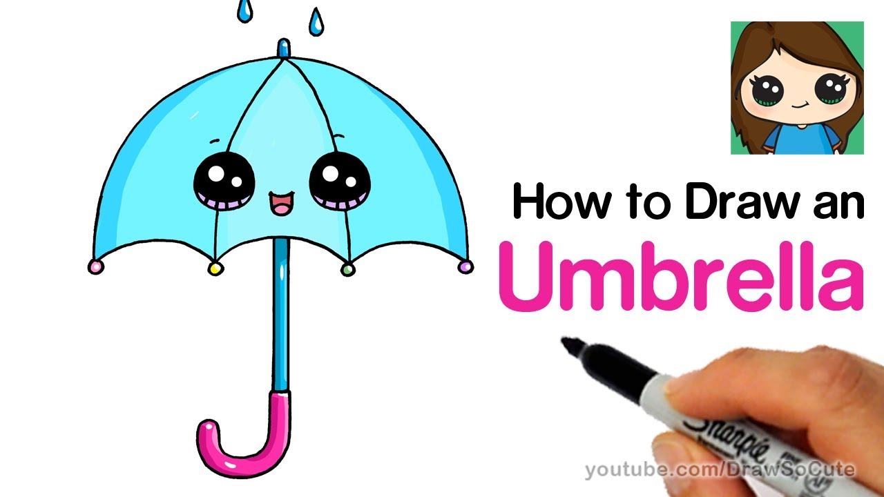 How To Draw Umbrella