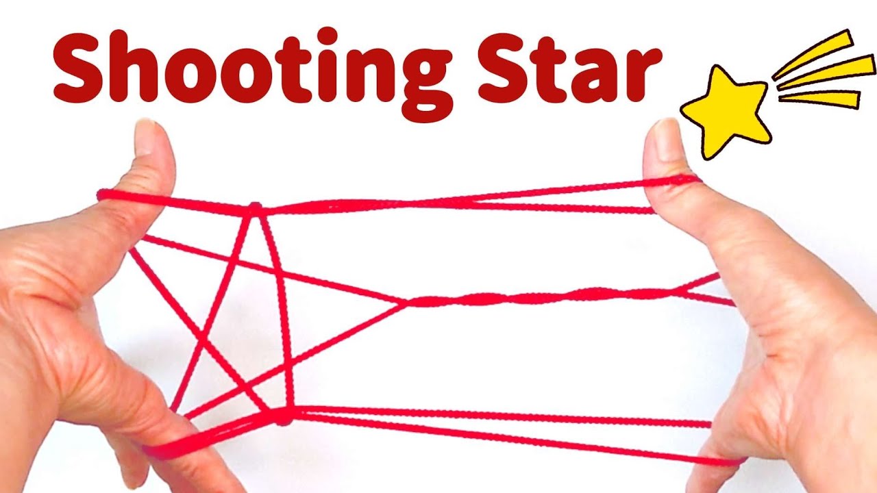 How To Make A Shooting Star Very Easy String Figure Cat S Cradle あやとり