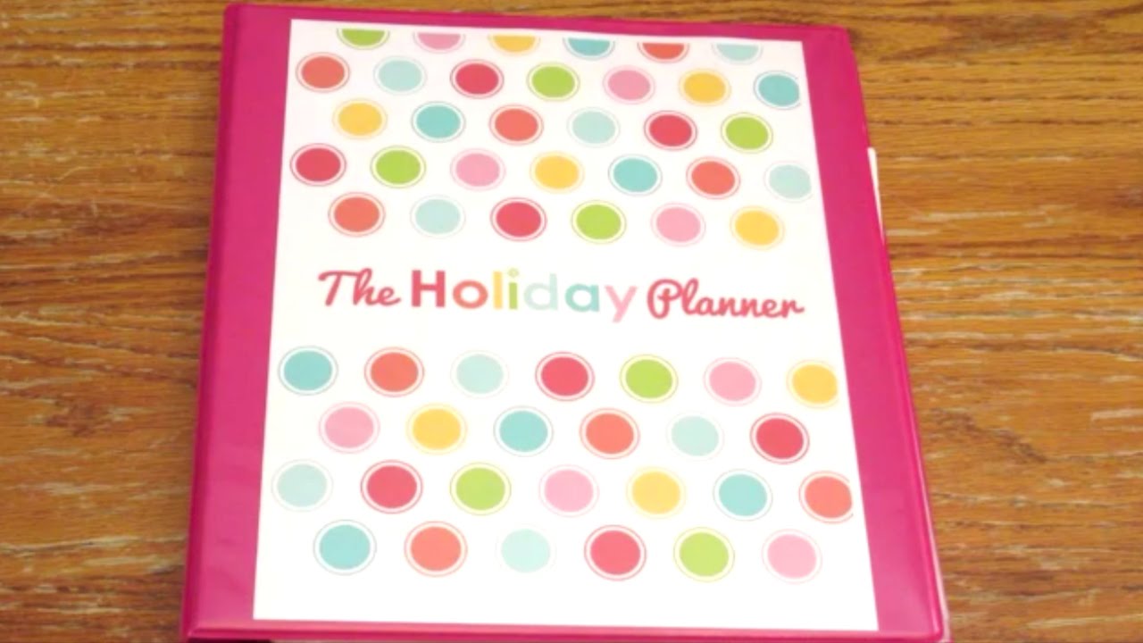 My Holiday Planner Youtube
