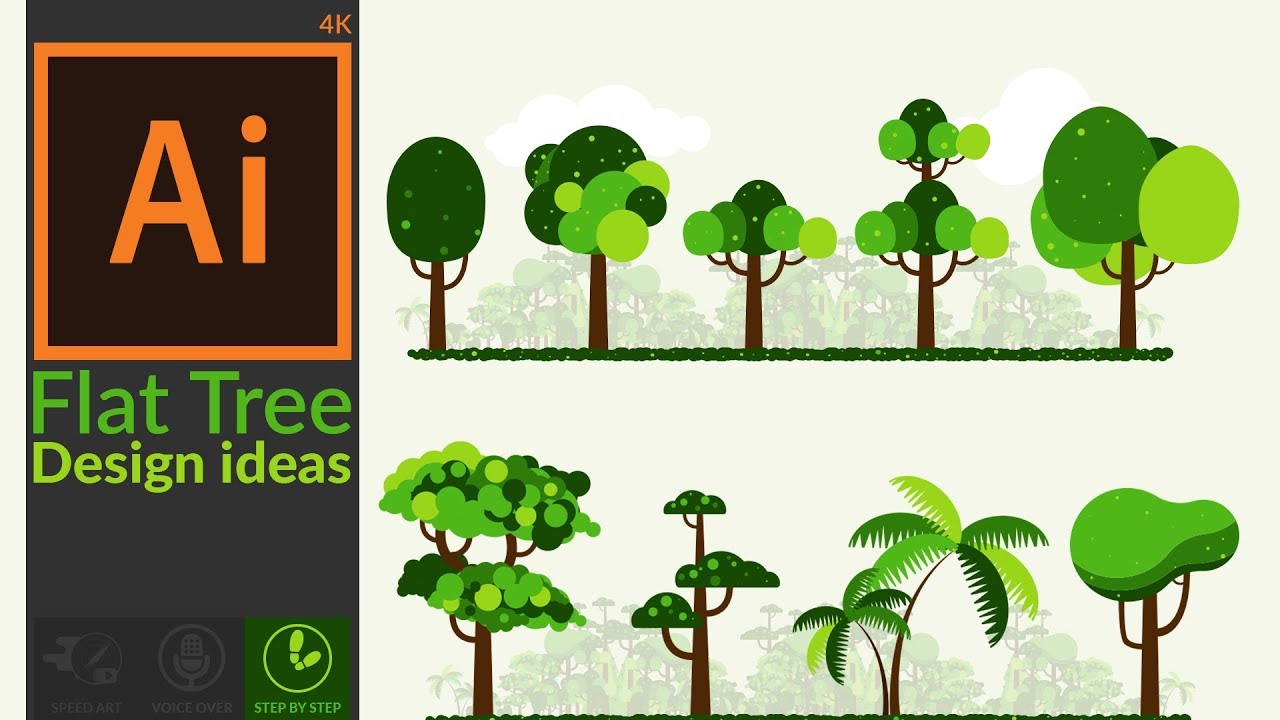 Draw Tree In Illustrator At Amy Kates Blog
