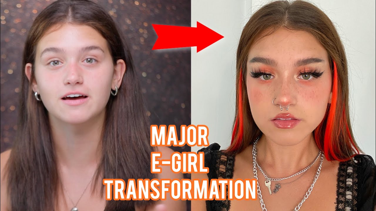 Extreme Tiktok E Girl Transformation Youtube