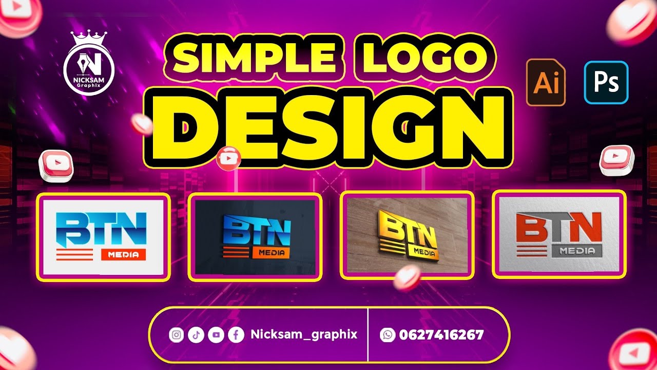 Mafunzo Ya Adobe Illustrator Illustrator Logo Design Tutorial