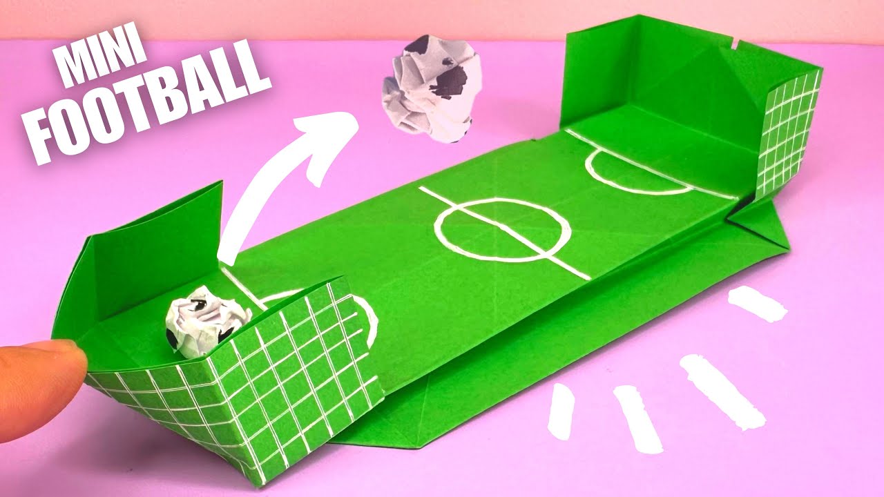 Origami Paper Football How To Make Paper Toys Youtube
