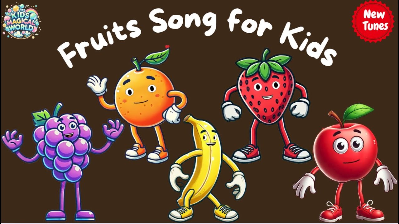 Fruits Song For Kids Learn Names Benefits And Healthy Fun Youtube