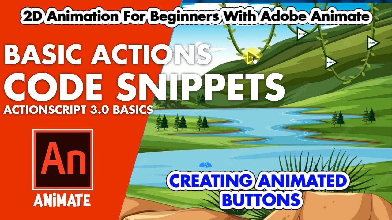 Animate Cc Adding Button Actionscript Navigation Buttons Using