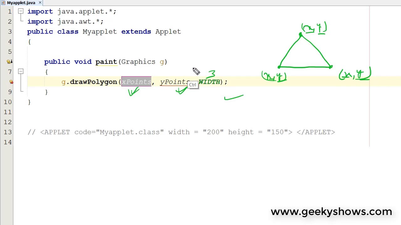 How To Draw Polygon Java Janespread