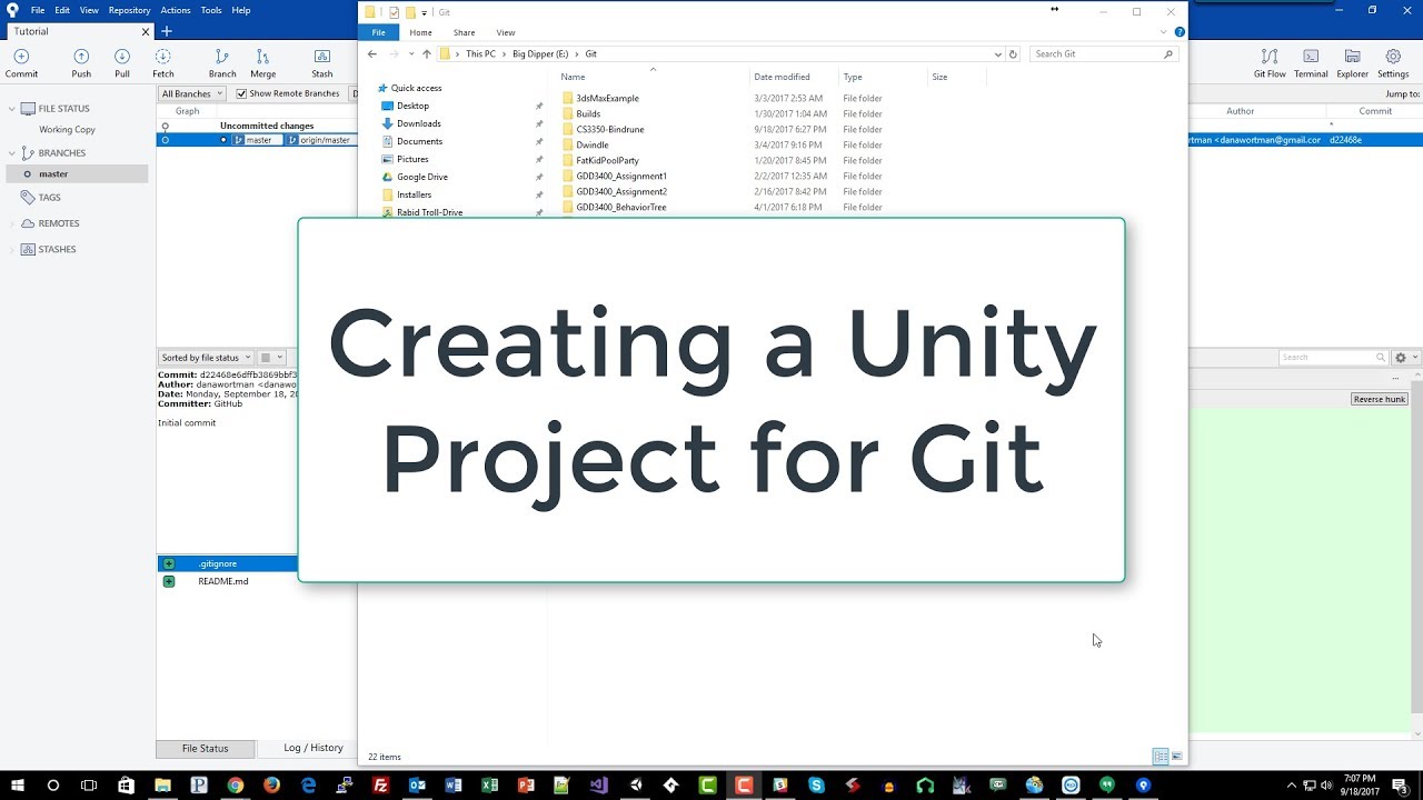 Creating A Unity Project For Github 4 Of 9 Youtube