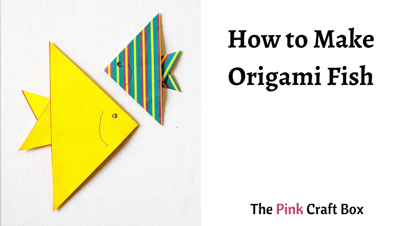 Easy Origami Fish Diagrams How To Make Origami Triangle Fish Step By