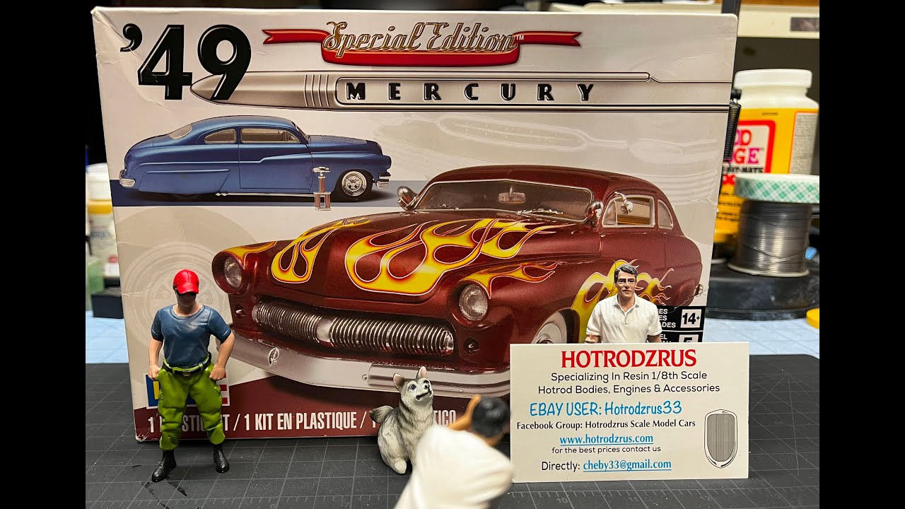 Unboxing The Revell 49 Mercury And Hotrodzrus Resin Youtube