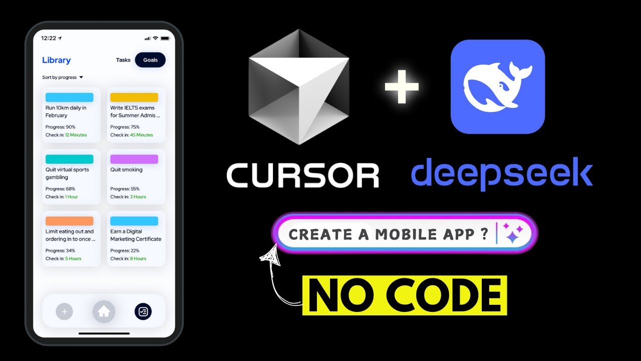 How To Build A Mobile App With Cursor Ai Deepseek No Code Needed