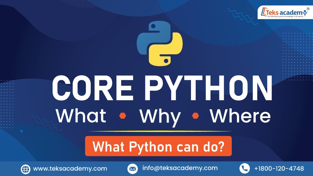 Introduction To Core Python Course For Beginners Teks Academy Best