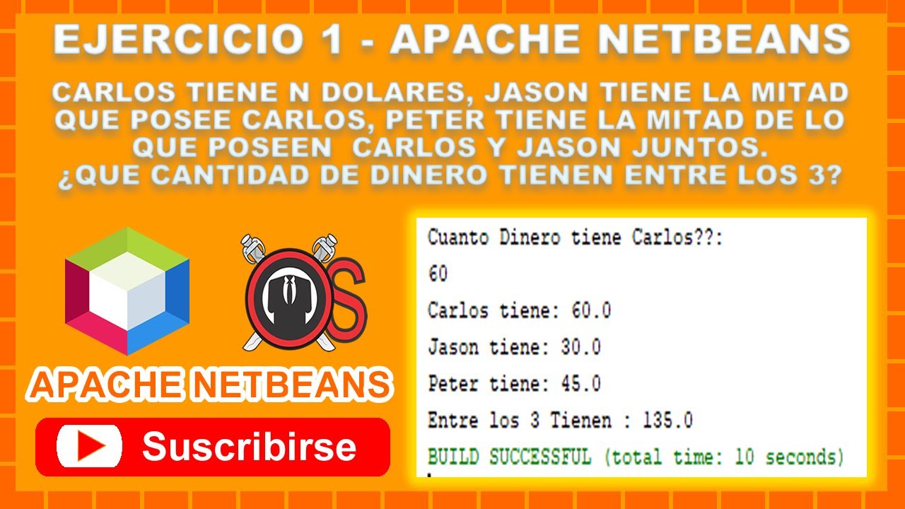 Ejercicio 1 Java Apache Netbeans Youtube