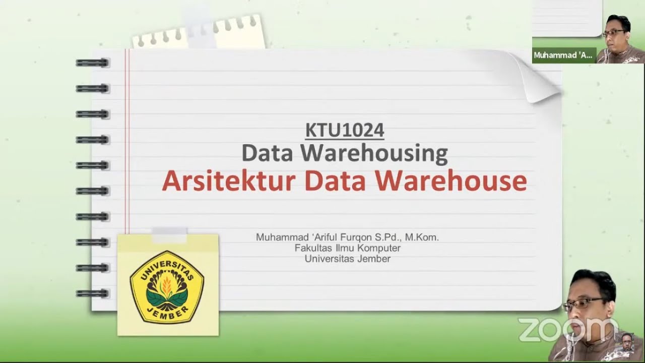 Ktu1024 Data Warehousing 03 Arsitektur Data Warehouse Youtube