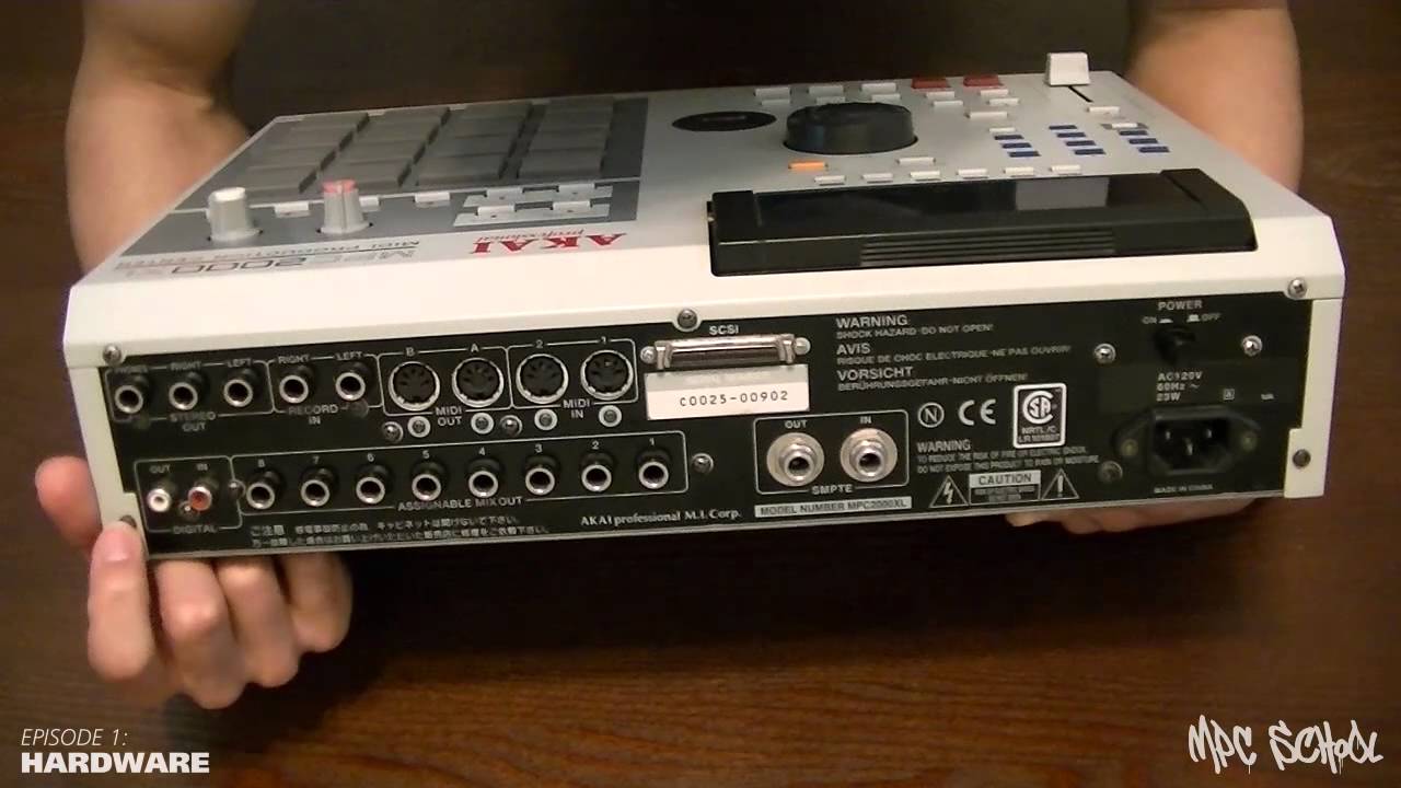 Mpc School 2000xl Episode 1 Hardware Youtube