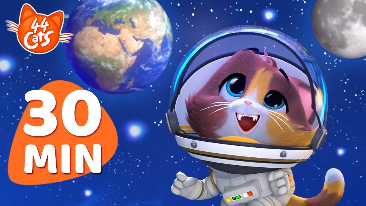 44 Cats 30 Min Let S Explore Space With Cosmo Educational And