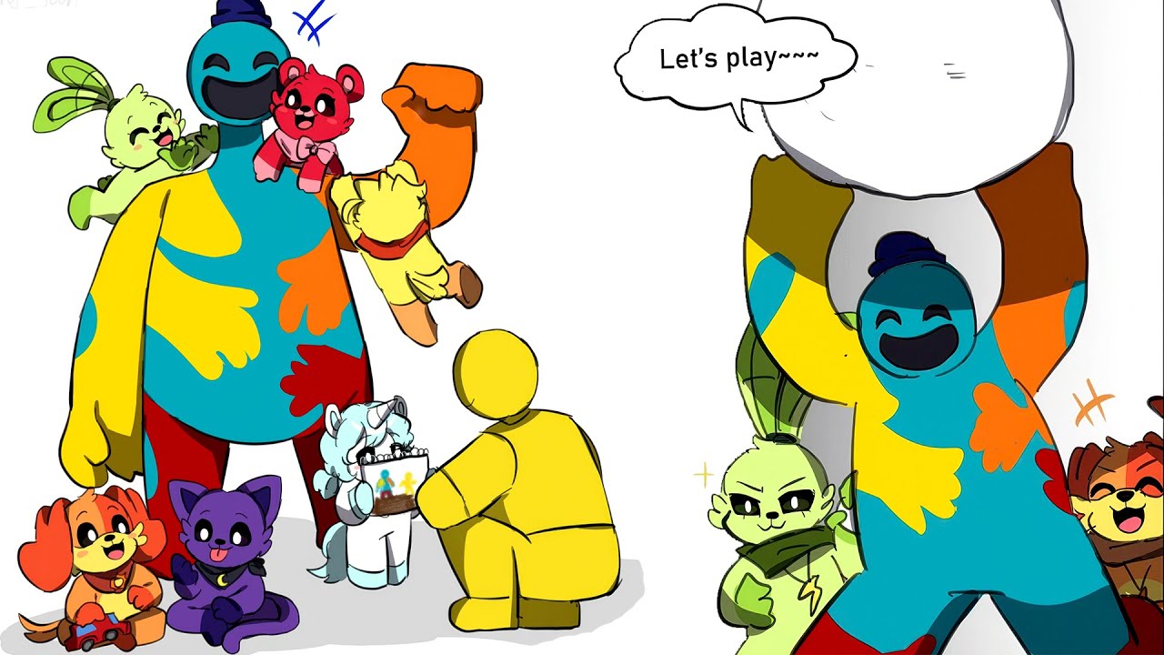 Let S Play ёяшитфгdoey X Playerтфгpoppy Playtime Chapter 4 Comic Dub Youtube