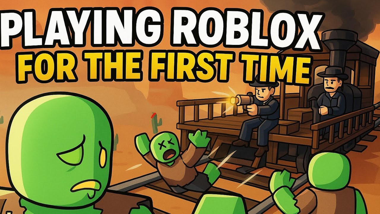 Playing Roblox For The First Time Youtube