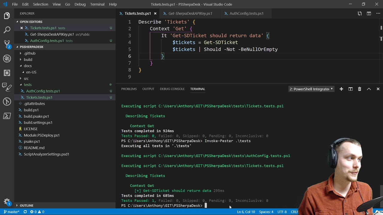 Learning Pester By Adding Tests To A Rest Api Powershell Module Youtube