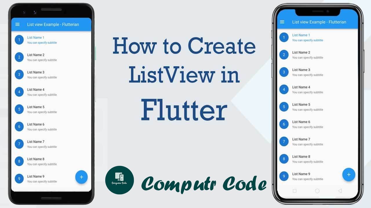 Flutter List View Builder Computer Code Youtube