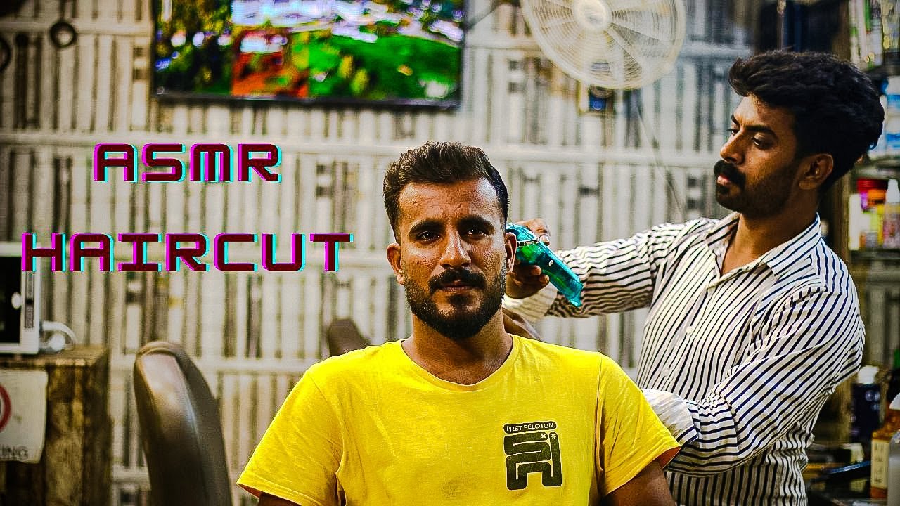 Gentle Asmr Haircut And Beard Trimming Sound Youtube