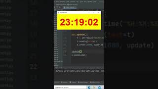 Digital Clock Using Python Tkinter Doovi