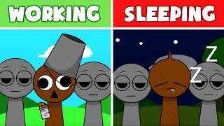 Incredibox Sprunki But Working Vs Sprunki But Sleeping Special Version ...