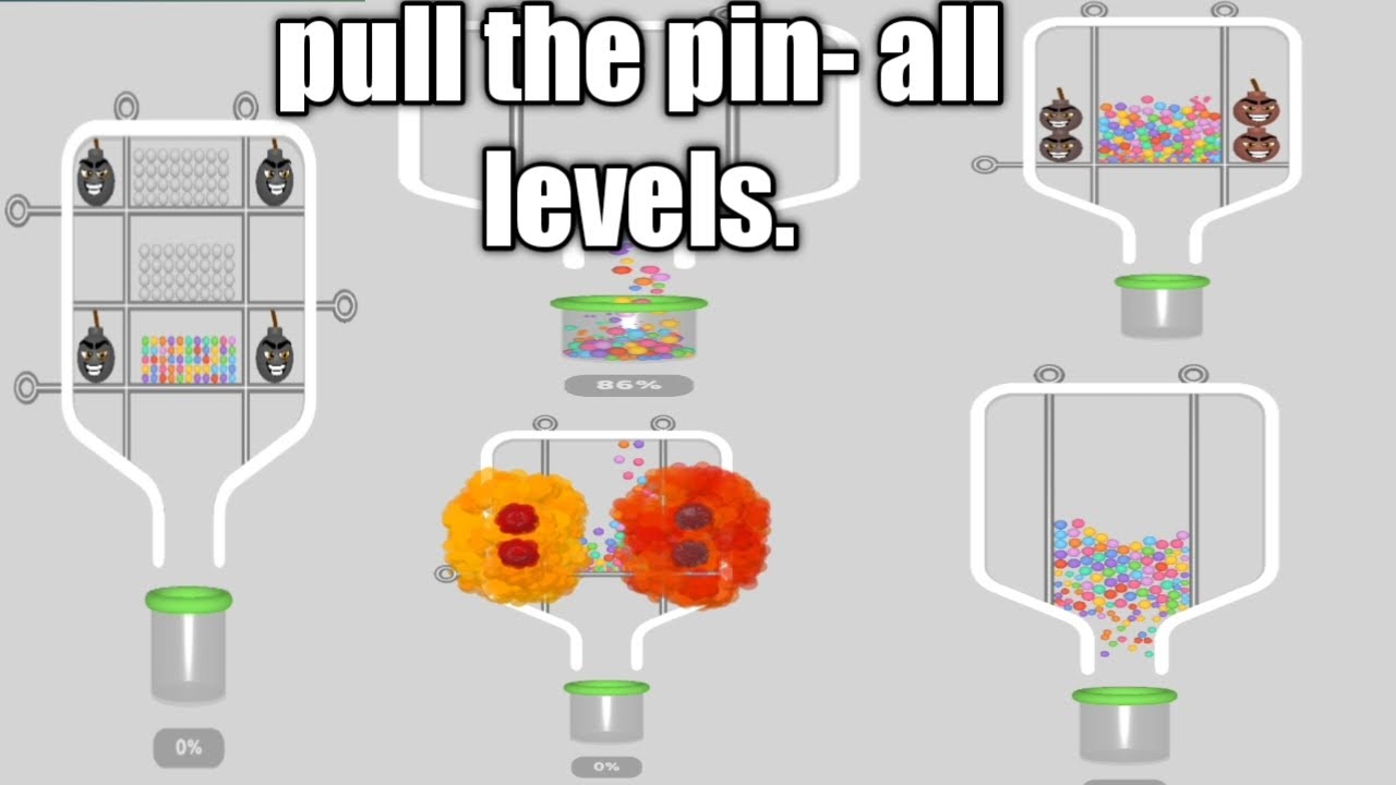 Pull The Pin All Levels 50 Gameplay Walkthrough Part1 Youtube